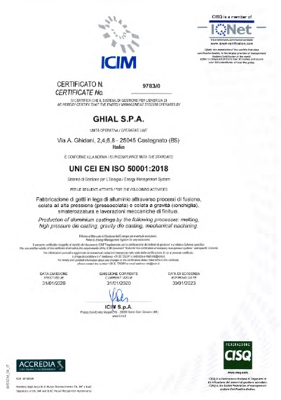 Certificazioni | Ghial